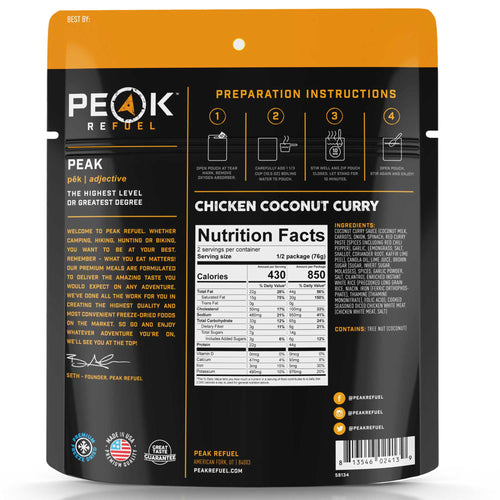 Peak Refuel Chicken Coconut Curry